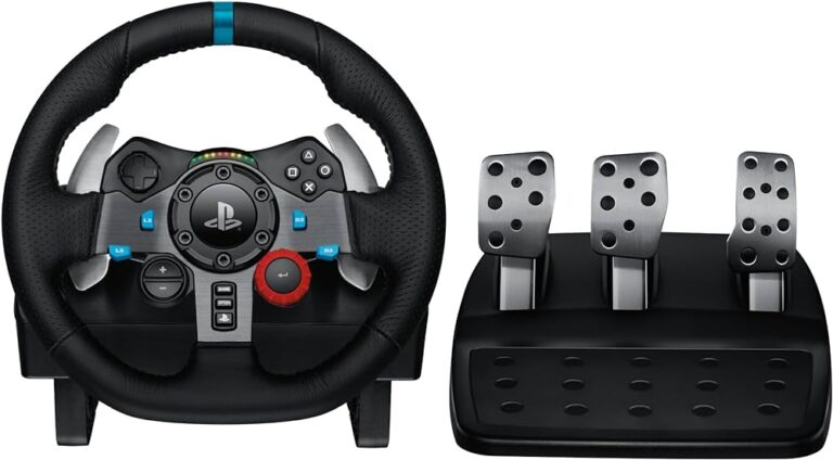 Logitech G923 TRUEFORCE Sim Racing Wheel and Pedals for PC, PS4 & PS5 ...